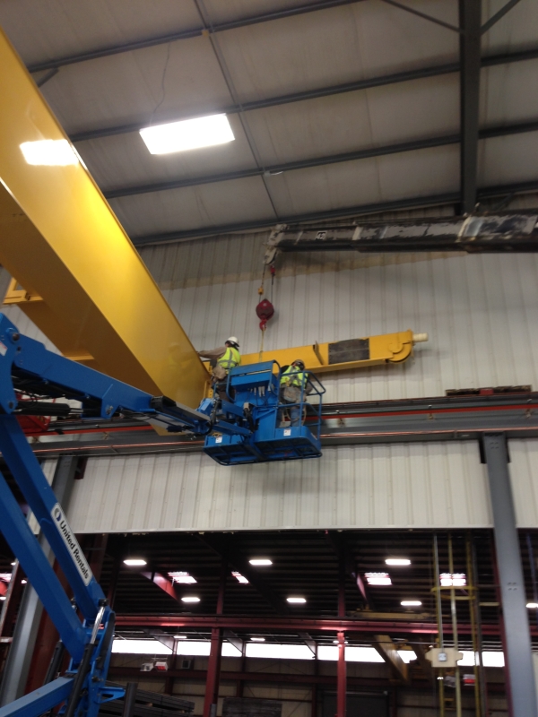 Crane Installation Gallery Milwaukee | Overhead Bridge Crane Systems ...
